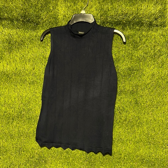 Cyrus | Tops | Devotion By Cyrus Scalloped Mock Neck Top | Poshmark